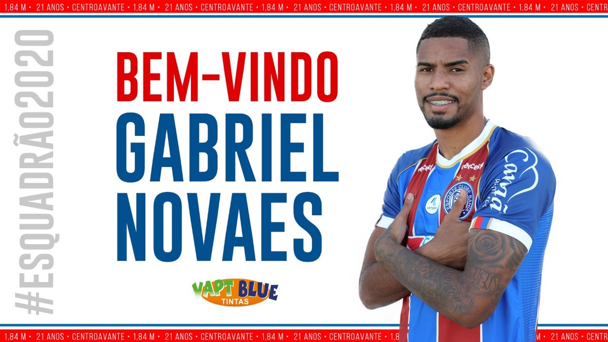 Bahia anuncia chegada do atacante Gabriel Novaes, emprestado pelo São Paulo | bahia | ge