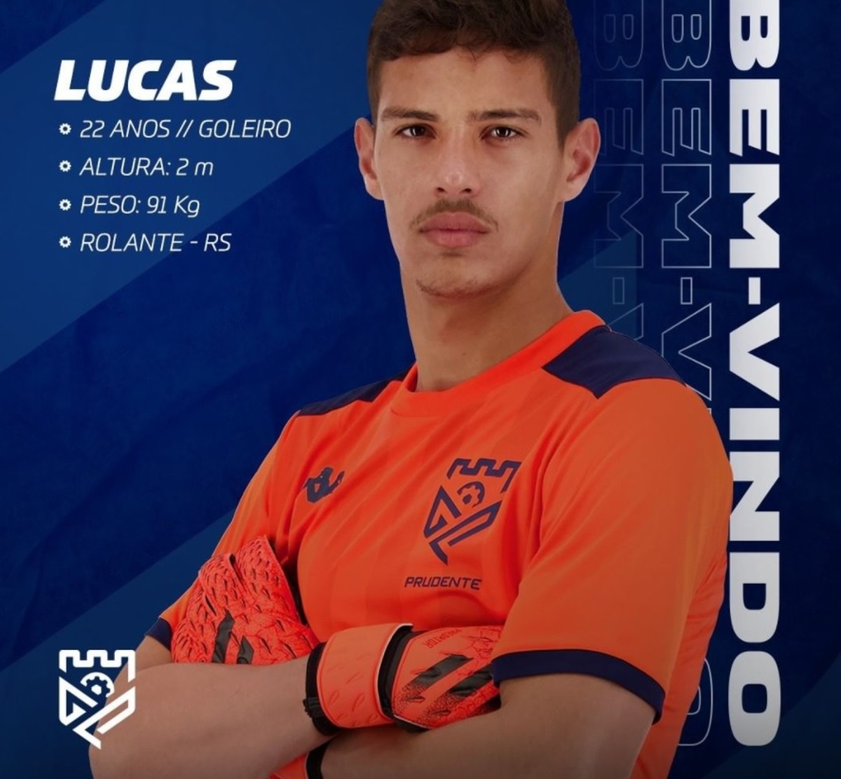 Lucas Wingert volta ao Grêmio Prudente e é o 3º goleiro anunciado para ...