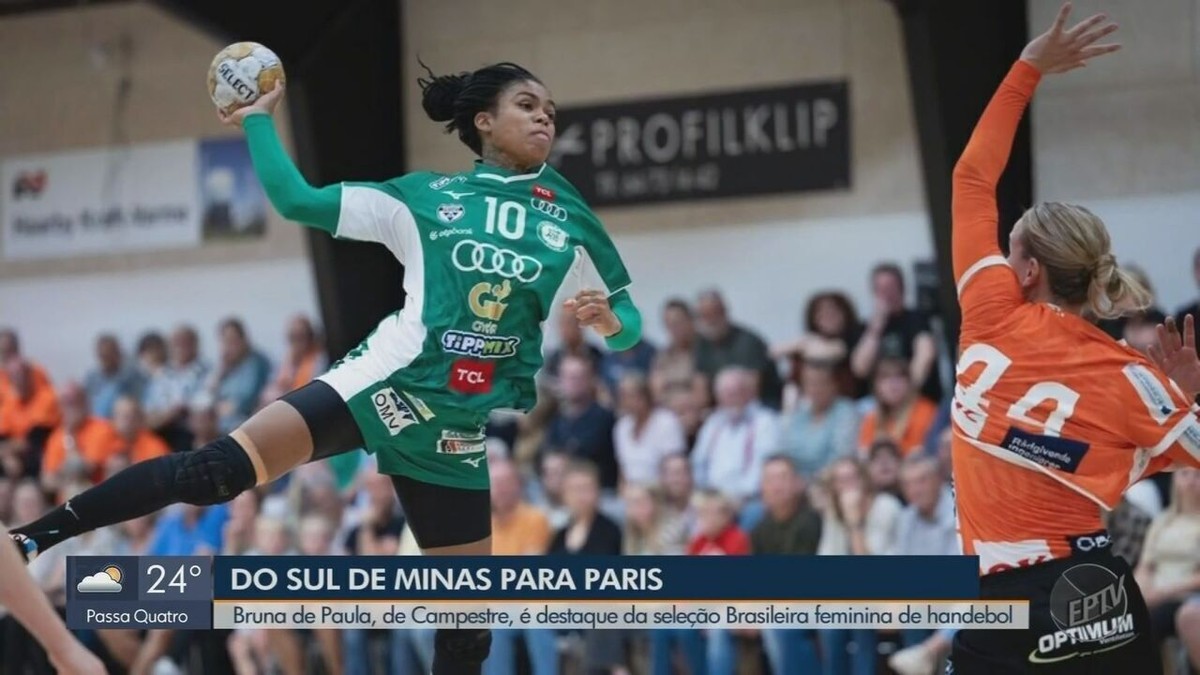 Bruna de Paula, do handebol, é a 1ª atleta do Sul de Minas confirmada ...