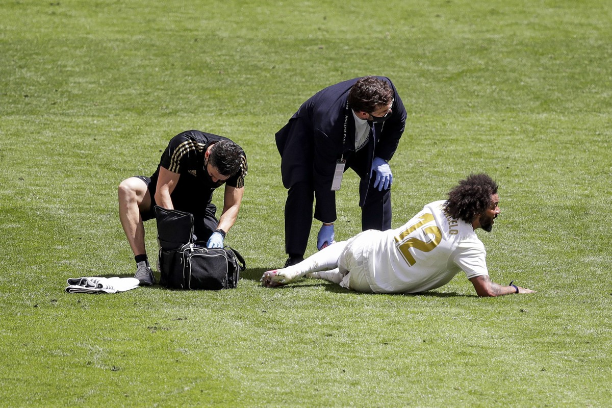 Marcelo vai perder reta final do Campeonato Espanhol por lesão na coxa ...