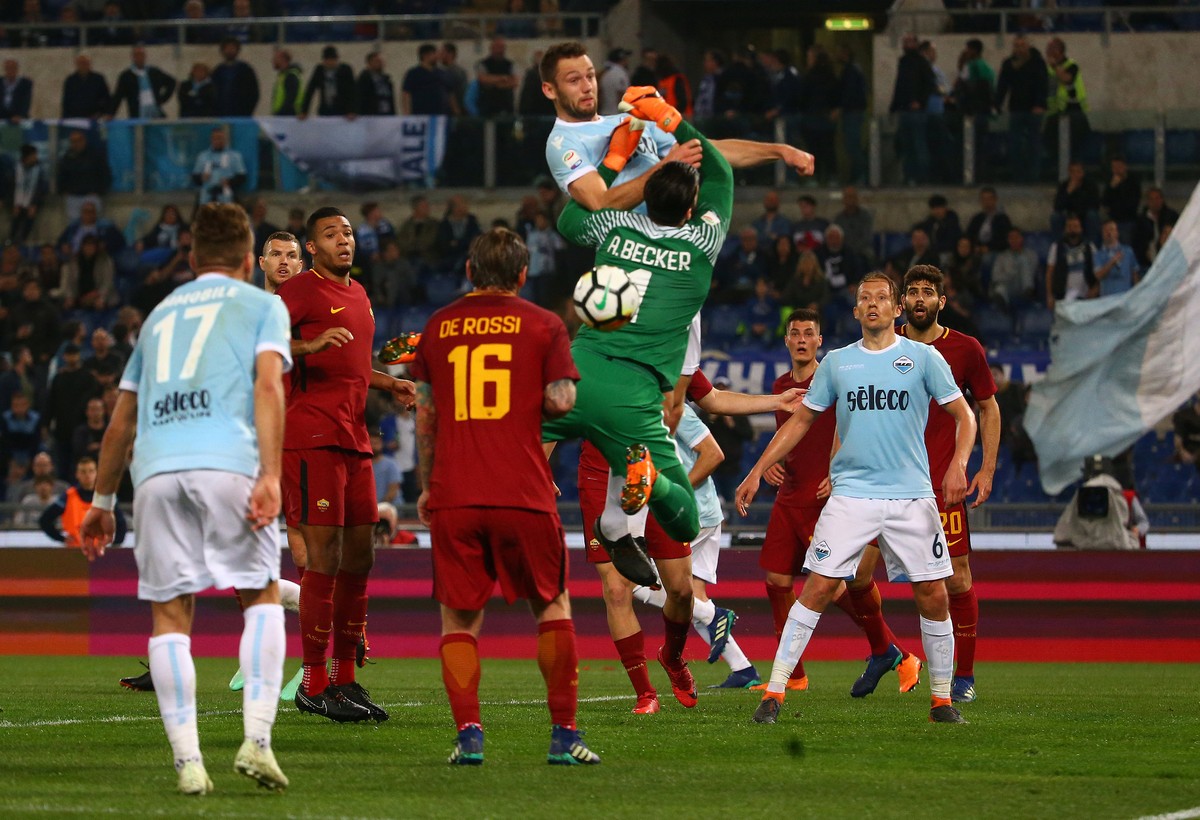 Roma e Lazio empatam em clássico pela Champions, e Inter de Milão ...