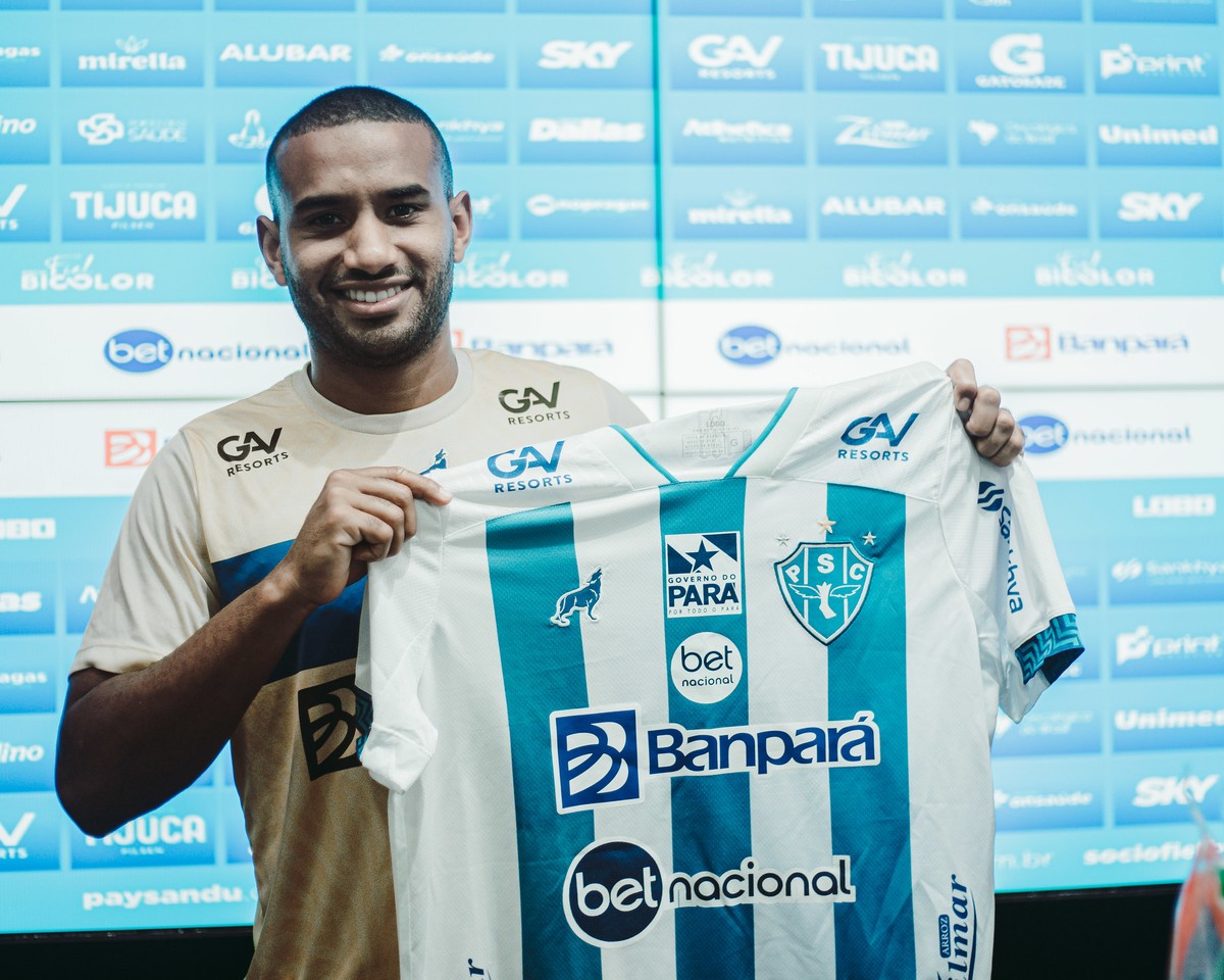 Edilson é apresentado no Paysandu e deixa claro: "Não caí aqui de ...