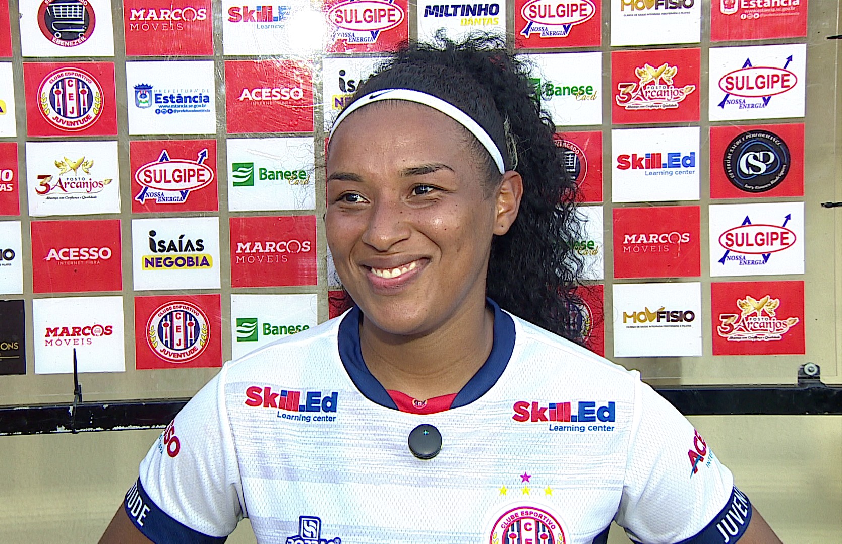 Autora do gol da vitória, Kim mira acesso do Juventude de Estância | Ge