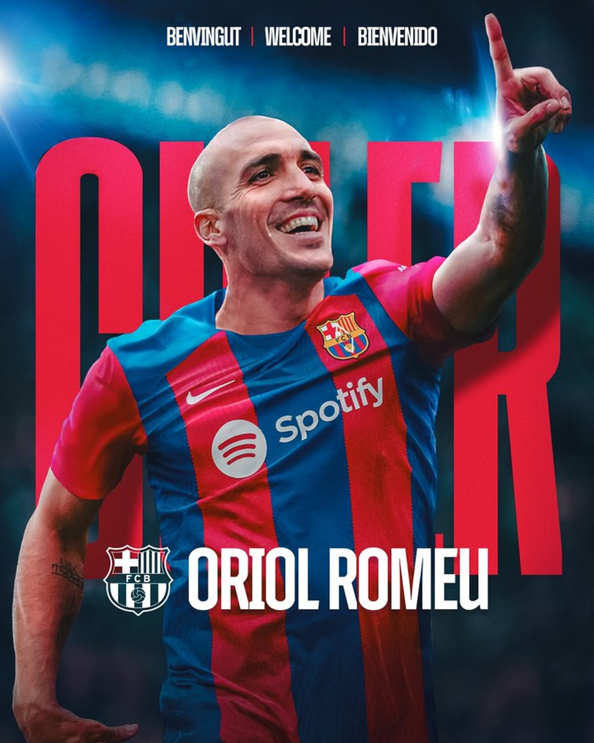 Barcelona anuncia a contratação do meia Oriol Romeu, que estava no ...