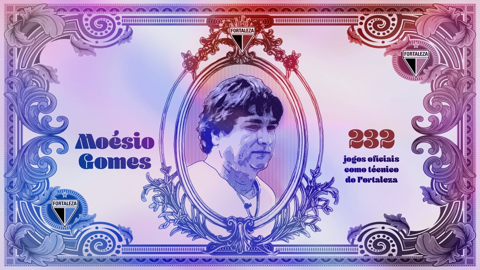 Moésio Gomes está na galeria dos imortais do Fortaleza, com perfil ...