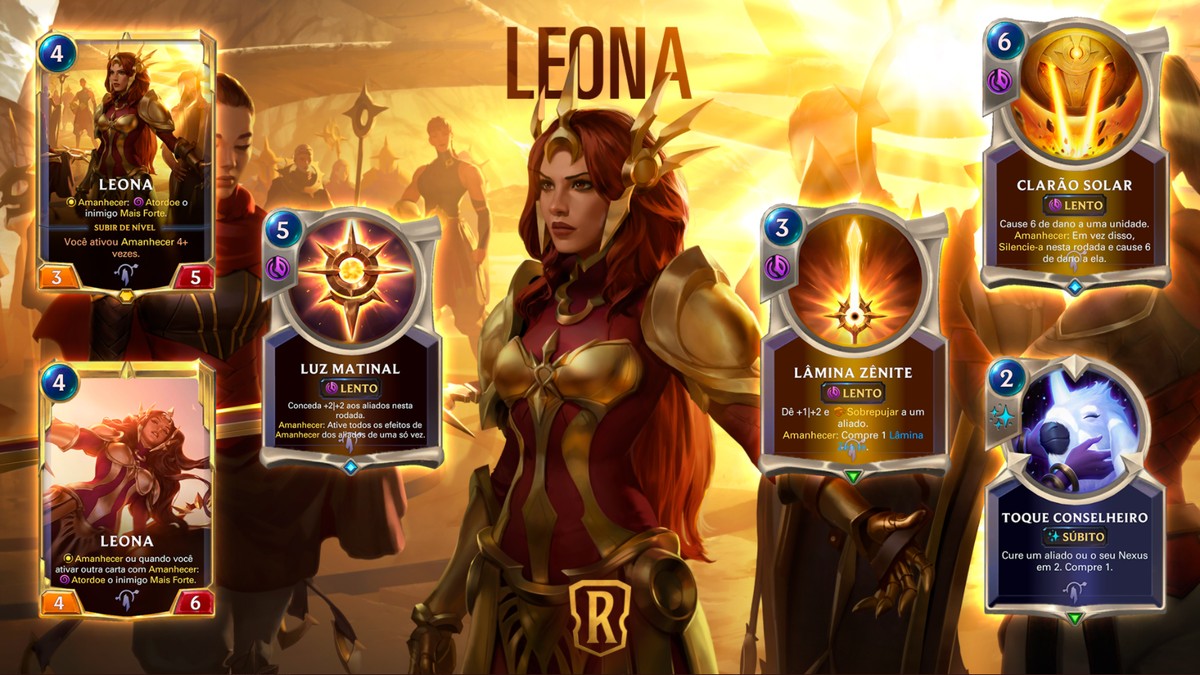 Legends of Runeterra: Leona é anunciada nova campeã do jogo | esports | ge