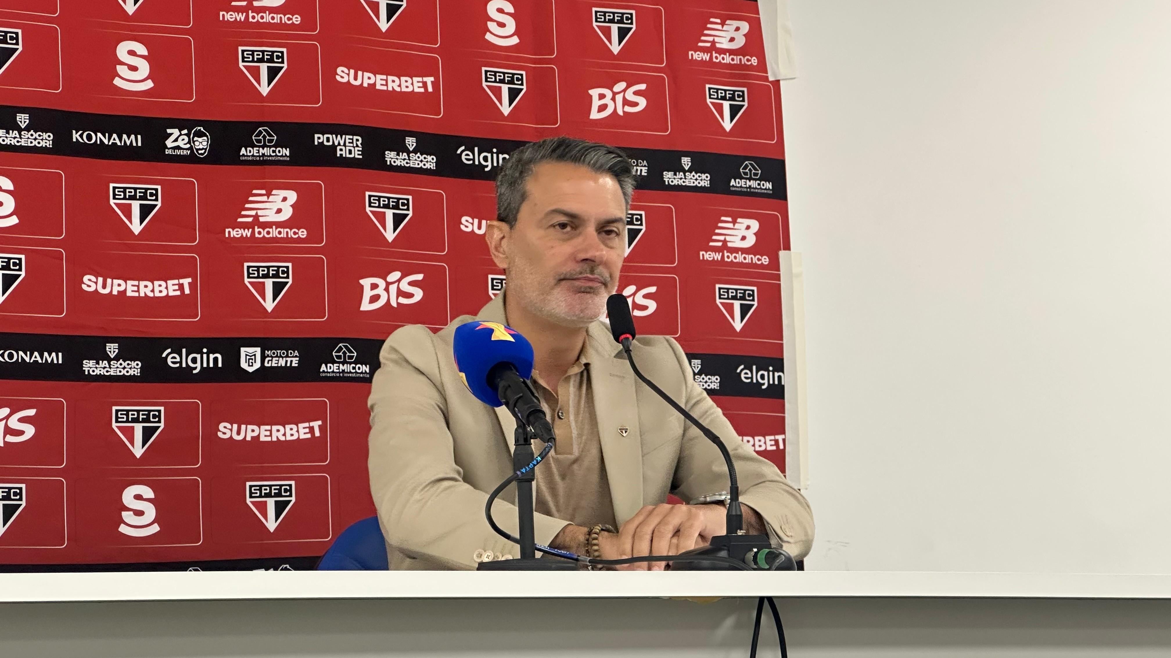 Rui Costa explica troca de comando no São Paulo | Ge