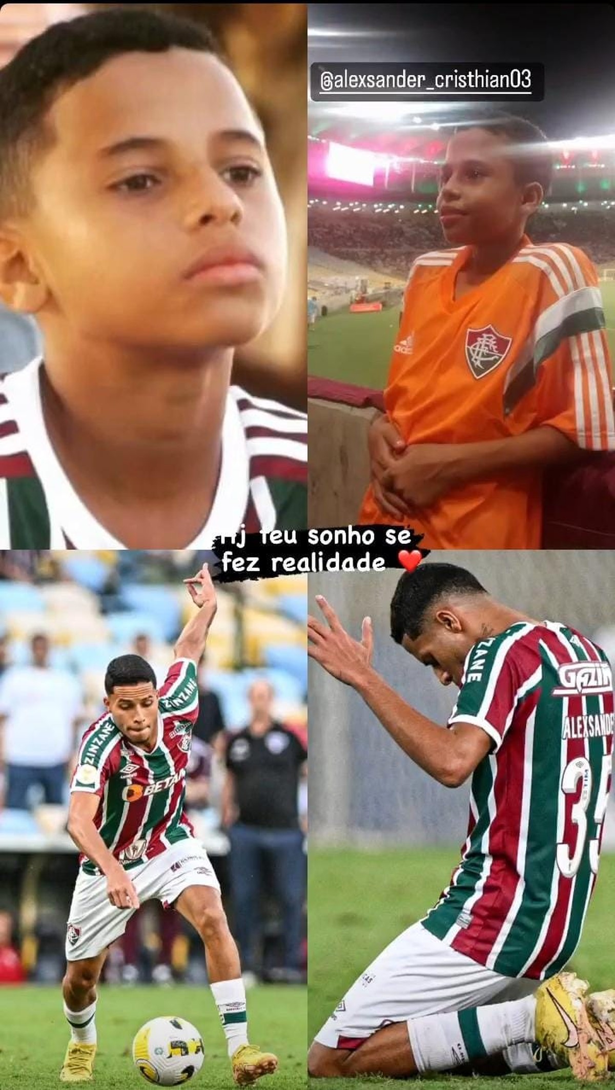 Alexsander lembra dispensa na base ao comemorar estreia no Fluminense ...