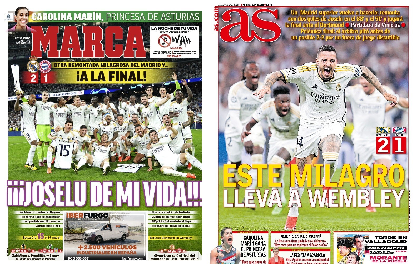 Milagre e polêmica: jornais de Madri e Barcelona retratam classificação ...