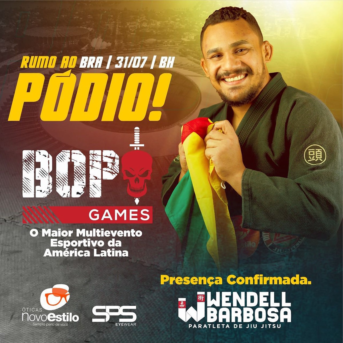 De olho no Mundial de Jiu-jítsu, Wendell Barbosa volta a competir após ...