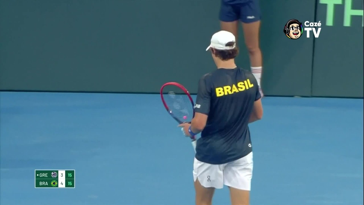 João Fonseca vence na estreia da Copa Davis contra a Grécia; Thiago ...