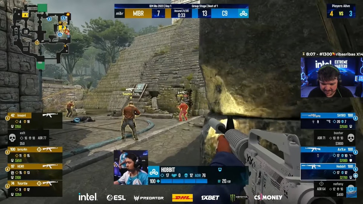 IEM Rio 2023: Gaules se revolta com round perdido pelo MIBR; vídeo | cs:go | ge