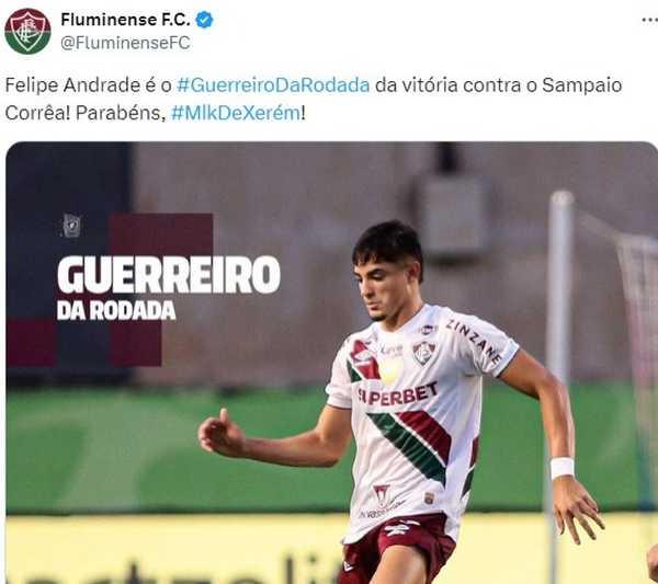 Felipe Andrade ganha chance em posição de origem no Fluminense e se ...