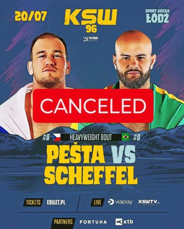 KSW 96: luta entre Matheus Buffa e Viktor Pesta é cancelada | combate | ge