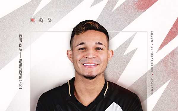 Vasco anuncia a contratação de Adson | vasco | ge