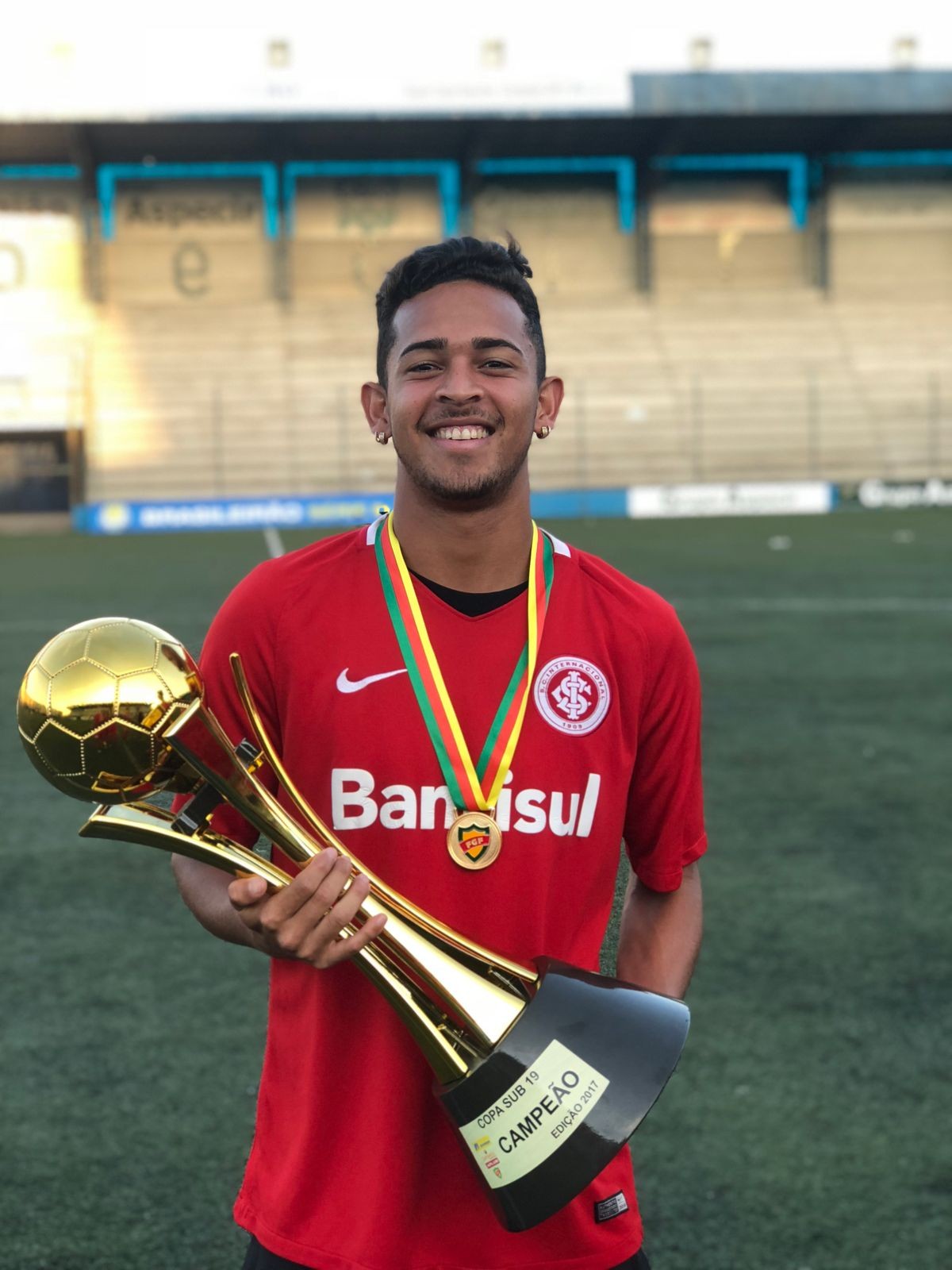 Ex-Inter e Porto Velho, Caio Vinícius conta a própria história e projeta ano em catarinense | Ge