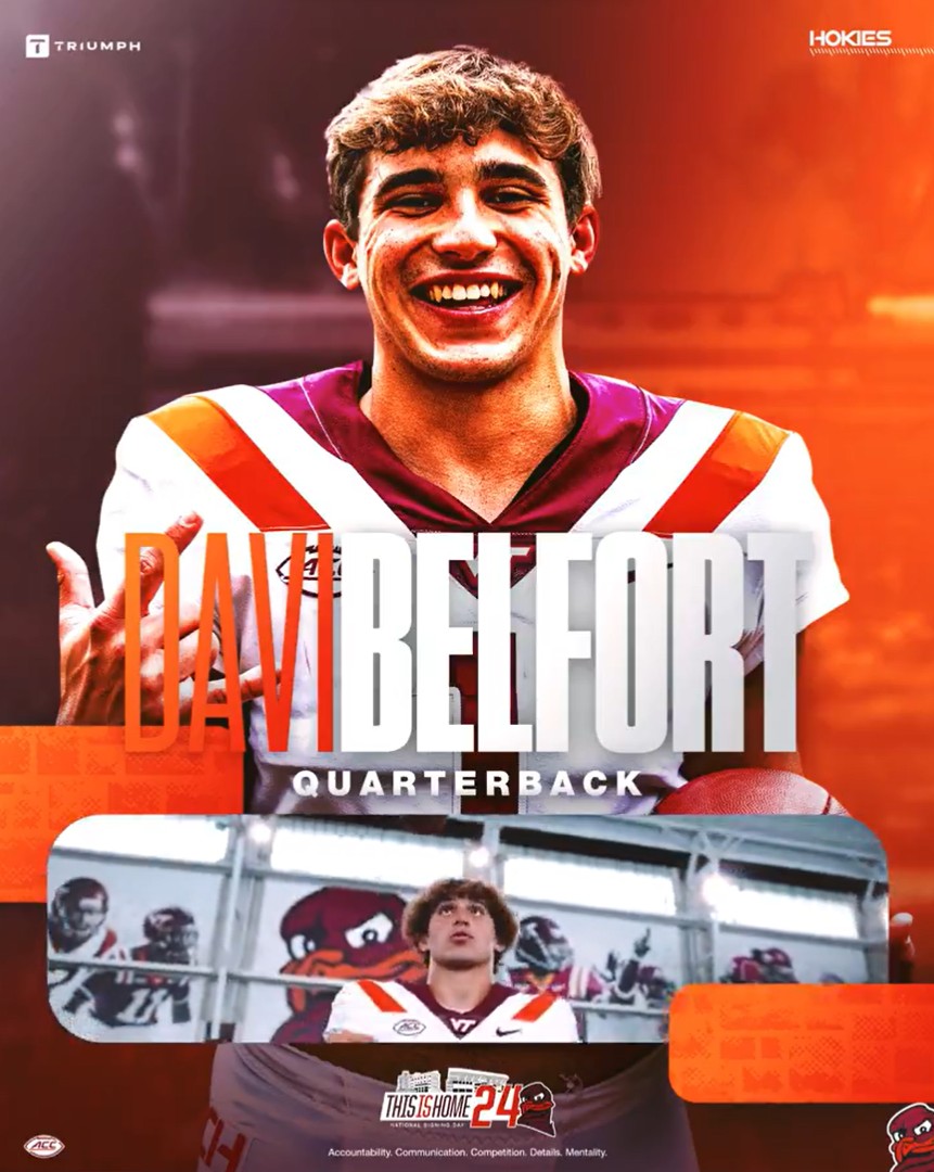 Davi Belfort assina com Virginia Tech para disputar College Football | Ge