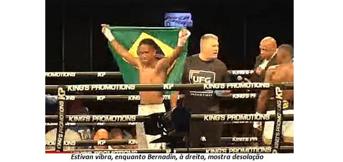 Estivan foi derrubado em luta dura, mas venceu nos Estados Unidos ...