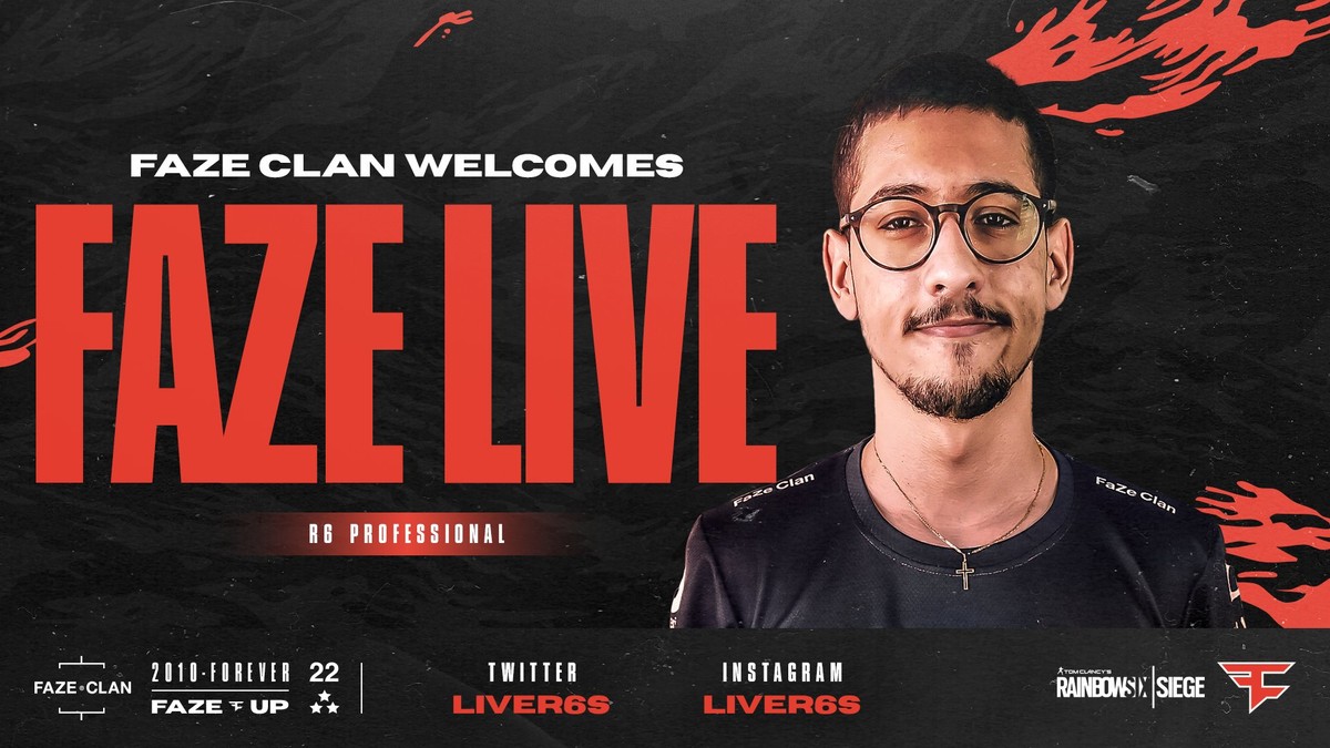 Rainbow Six: live, ex-Black Dragons, é oficializado na FaZe | rainbow 6 ...