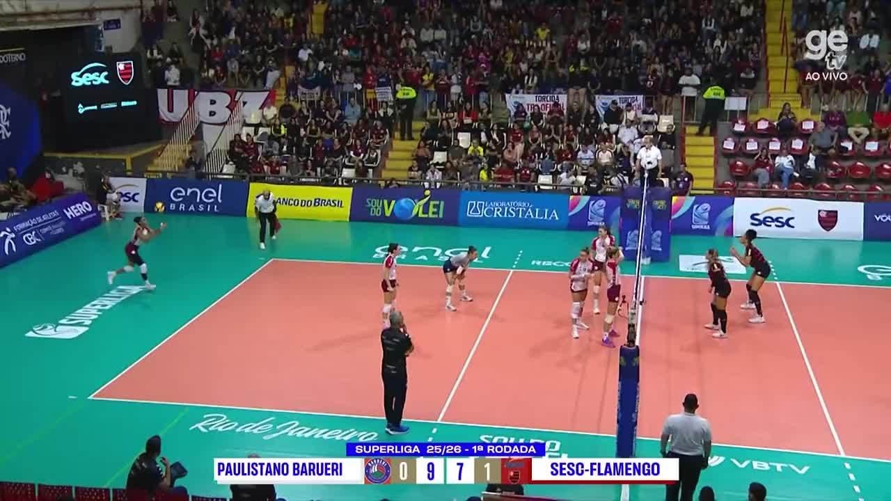 Sesc-Flamengo vence rali de 1m37s e pode confirmar recorde de mais ...