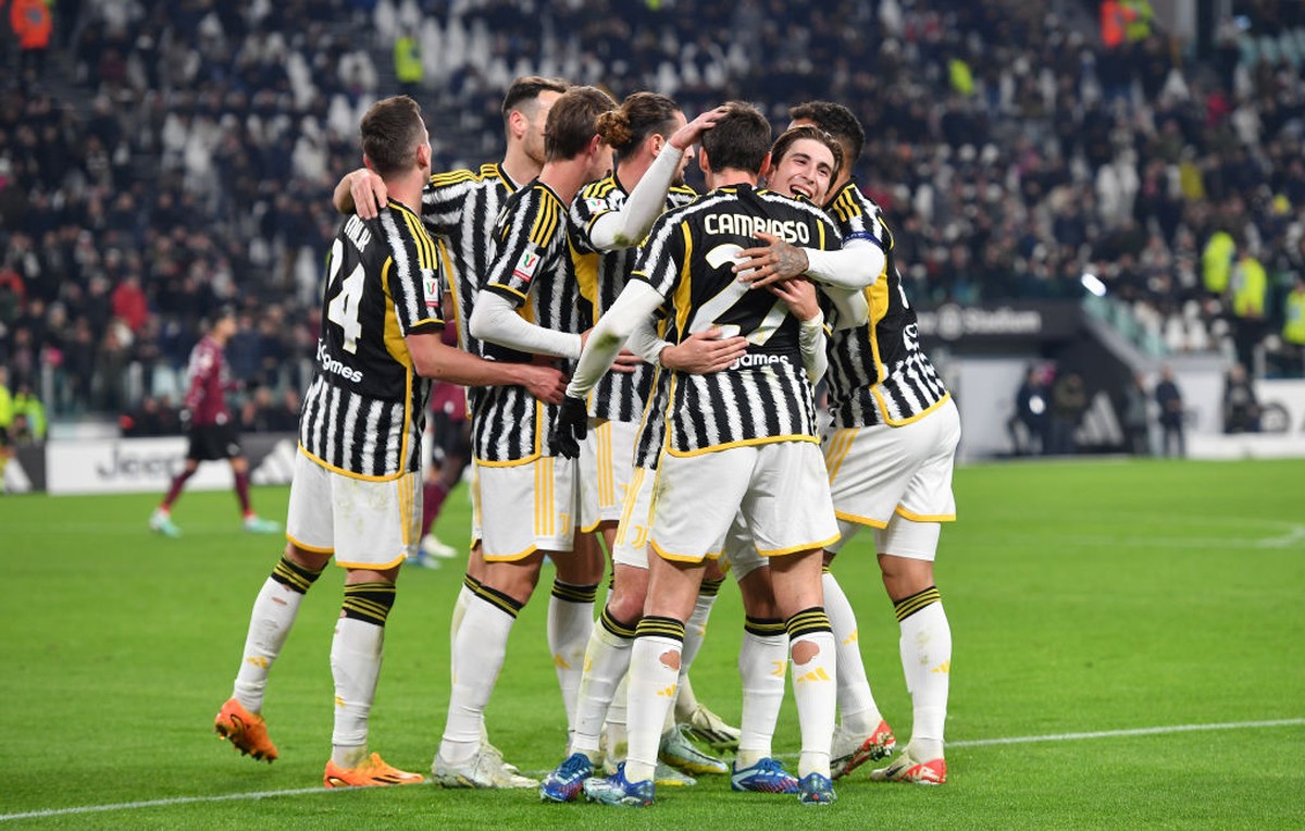Copa da Itália: Juventus goleia a Salernitana e garante última vaga das ...
