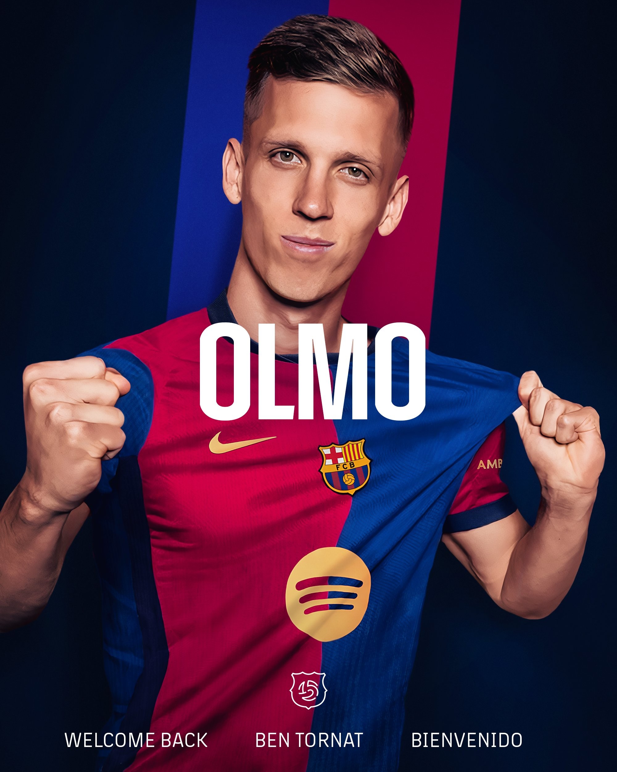 Barcelona anuncia contratação de Dani Olmo, destaque da Espanha na Euro ...