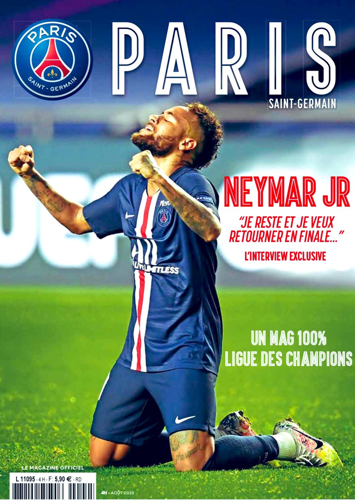 "Je reste": Neymar diz à revista do PSG que fica para ir à final da ...