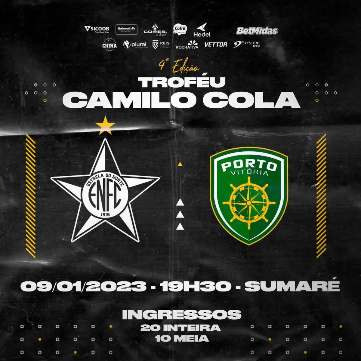 Estrela do Norte e Porto Vitória se enfrentam no Troféu Camilo Cola ...