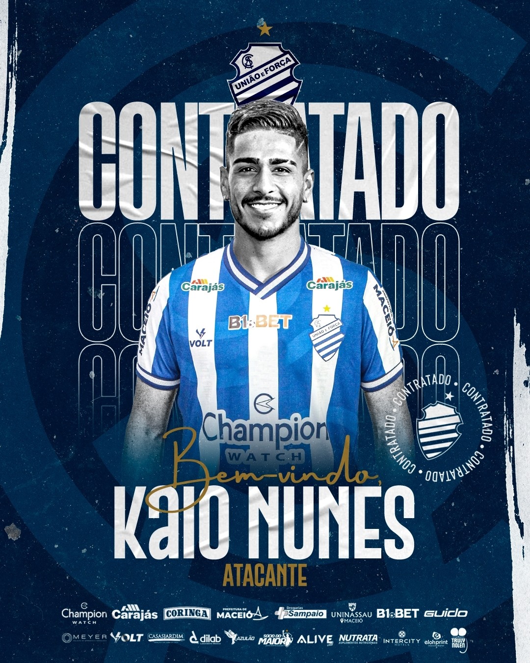 CSA anuncia a contratação do atacante Kaio Nunes, que estava no Vila ...
