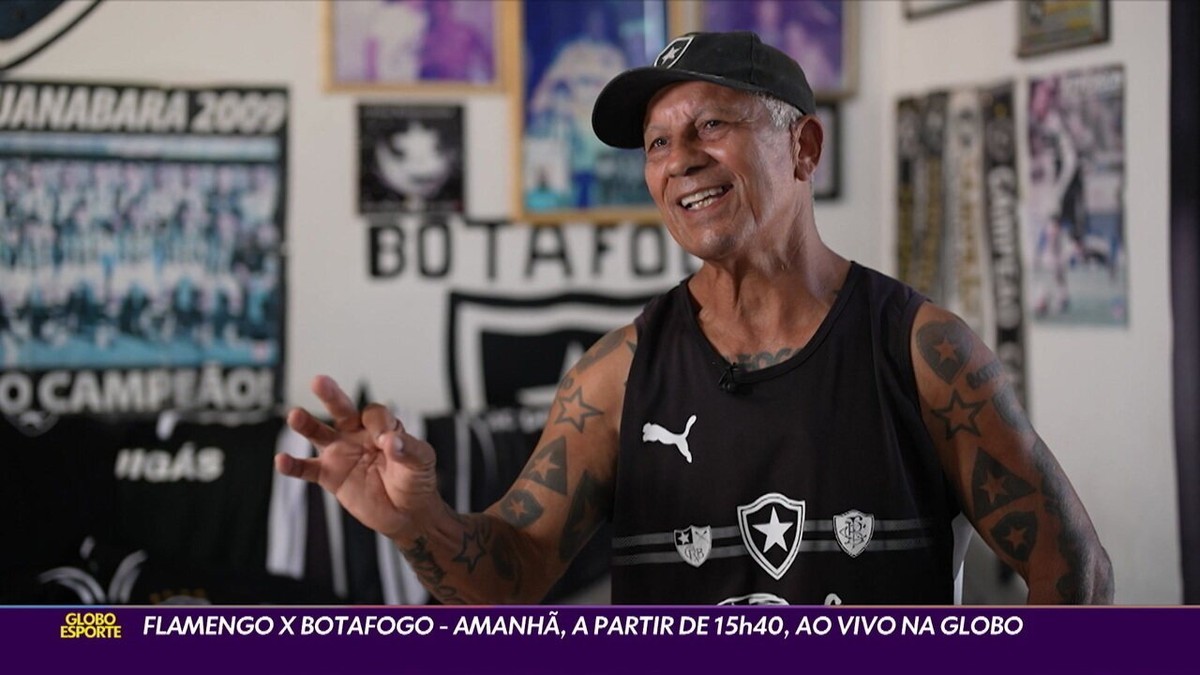 Torcedor de 73 anos quer incluir "botafoguense" no nome: "Fui escolhido ...