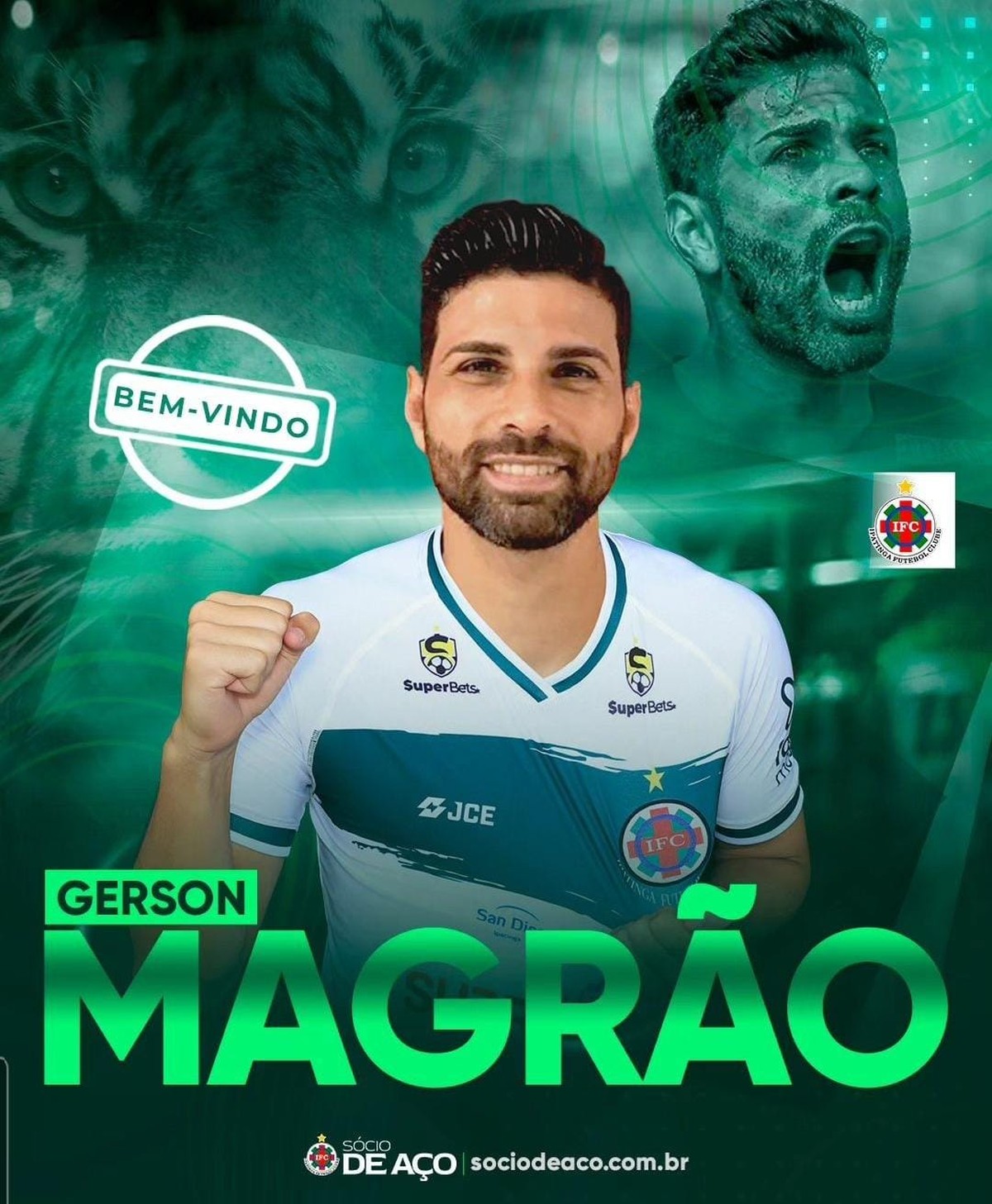 Aos 38 anos, Gerson Magrão retorna ao Ipatinga para ser um dos líderes ...