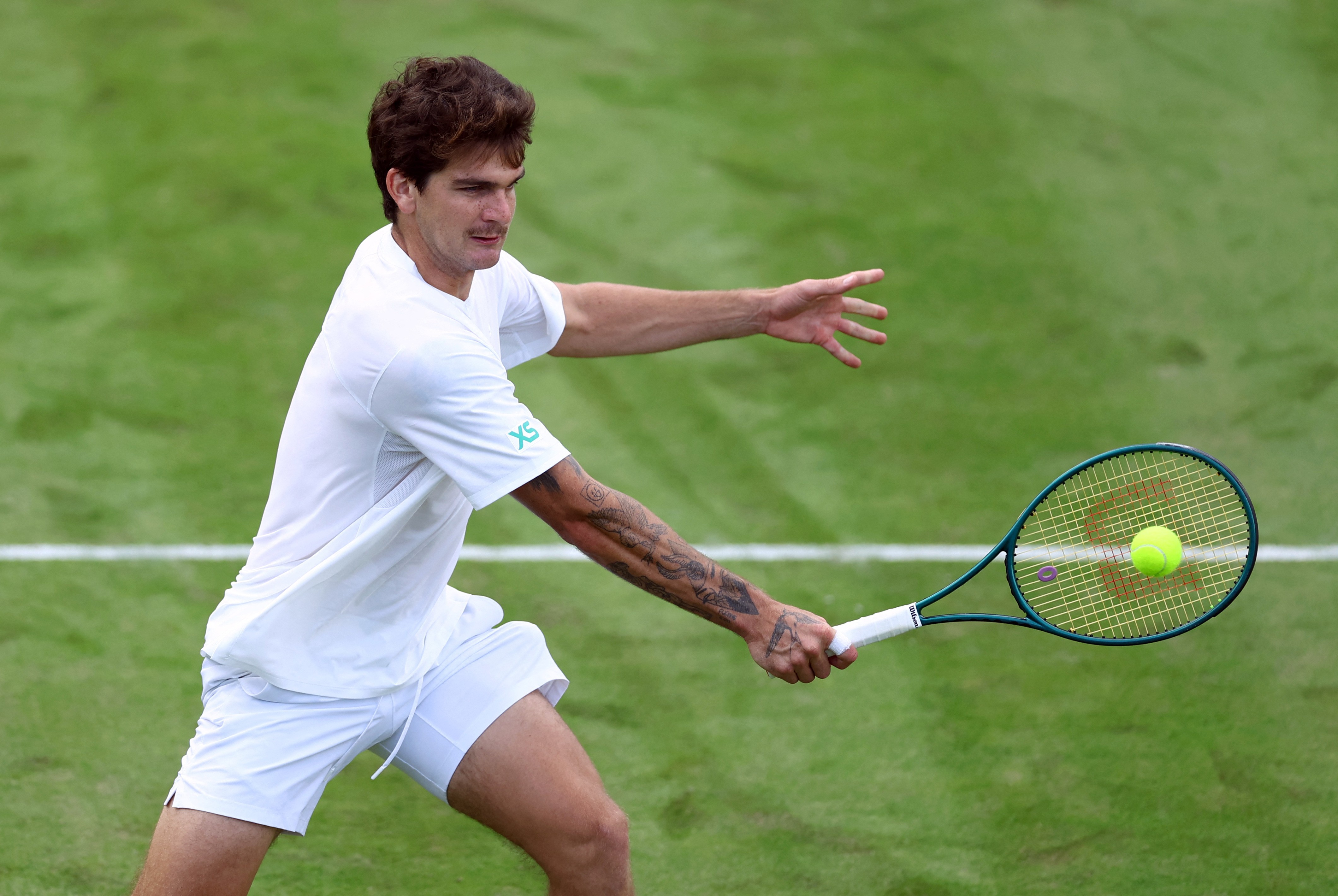 Thiago Wild perde para Holger Rune e está eliminado de Wimbledon