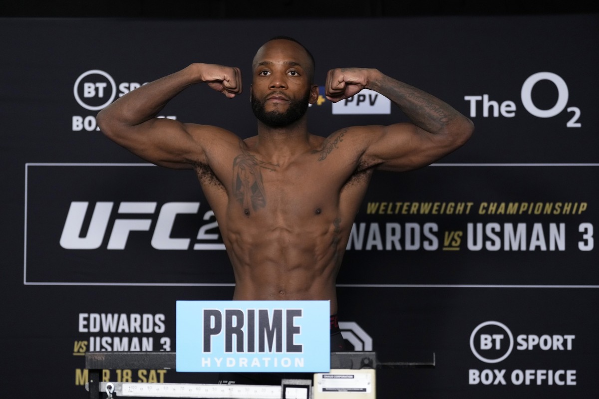UFC 286: Edwards e Usman batem o peso e confirmam trilogia | combate | ge