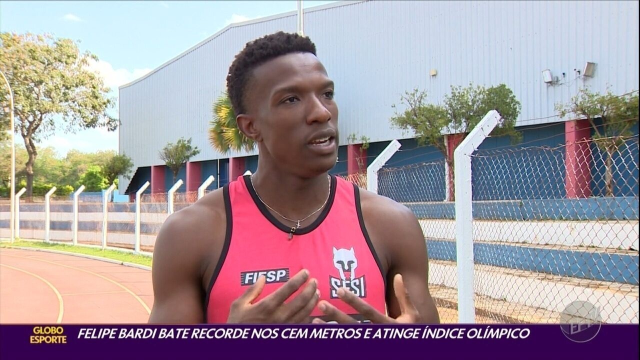 Felipe Bardi é o novo recordista sul-americano dos 100m rasos após ...