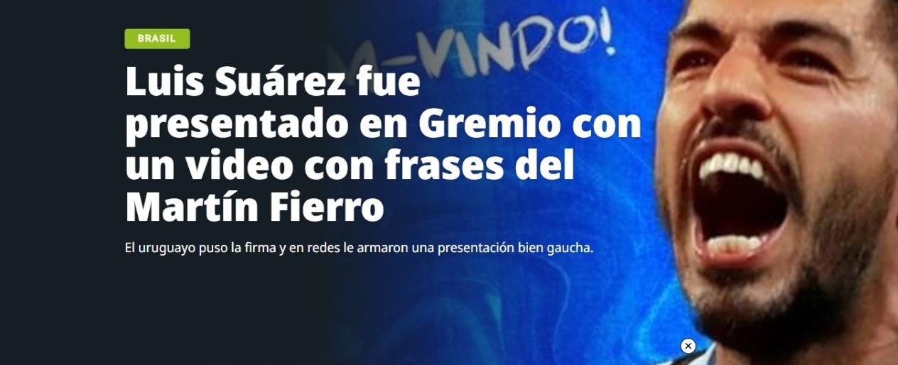 Contratação de Suárez pelo Grêmio repercute na imprensa internacional ...