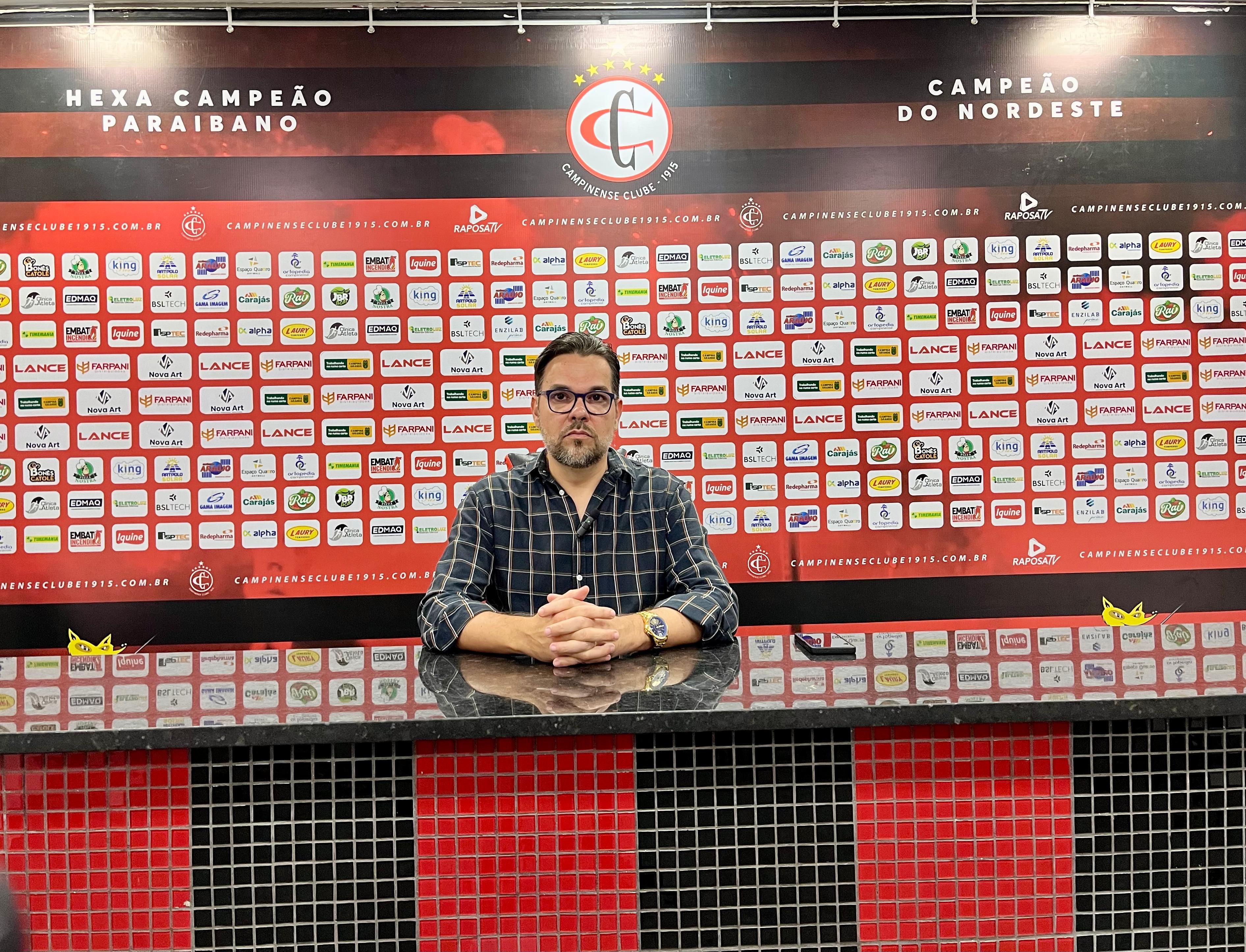 Empossado no Campinense, Tiago Melo aposta no diálogo com a diretoria ...