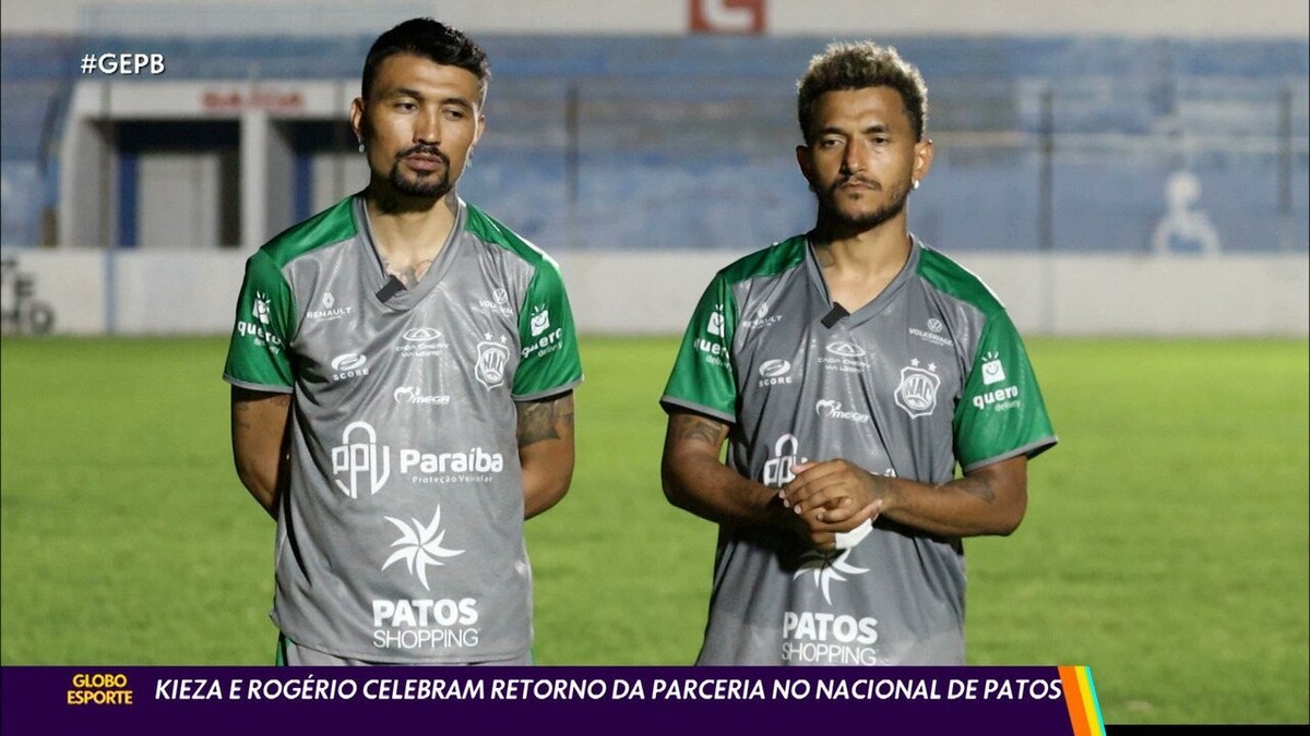 Kieza e Rogério celebram volta da parceria agora pelo Nacional de Patos ...