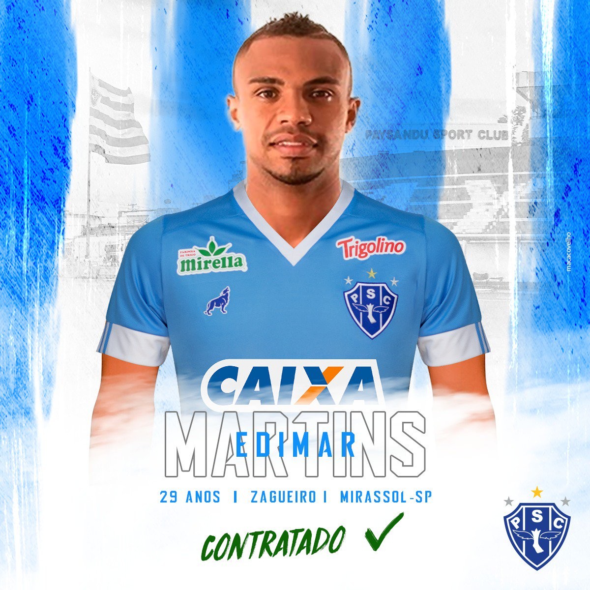 Edimar chega em Belém e é anunciado oficialmente pelo Paysandu ...