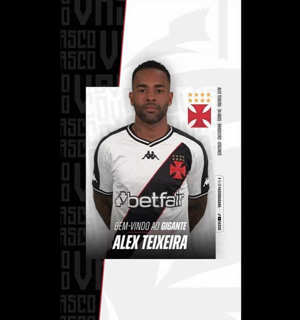 Vasco anuncia contratação de Alex Teixeira: "Tinha que ter um final ...