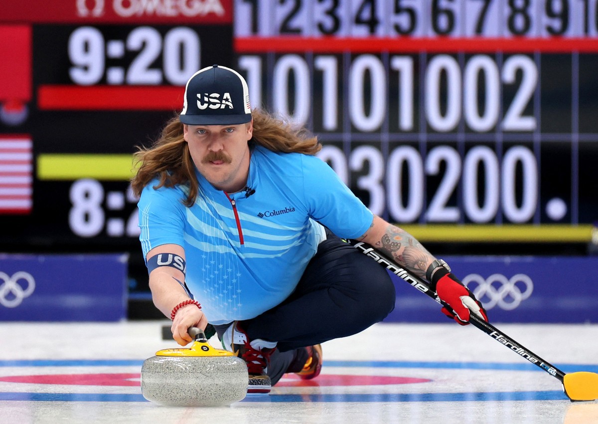 Olimpíadas de Inverno: atleta do curling deixa cabelo crescer para ...