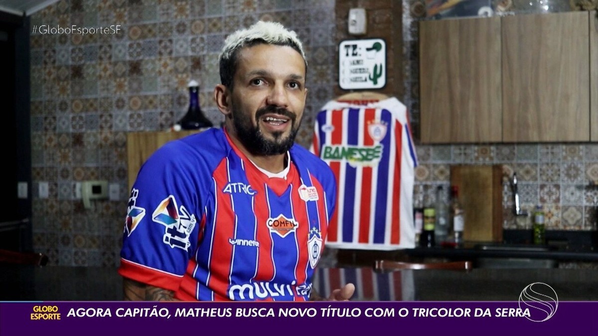 De volta e capitão, Mathues busca novo título com o Itabaiana ...