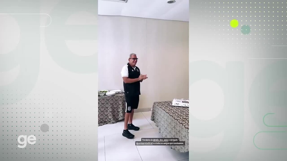 Hélio faz 65 anos e se emociona com surpresa do elenco da Ponte na ...