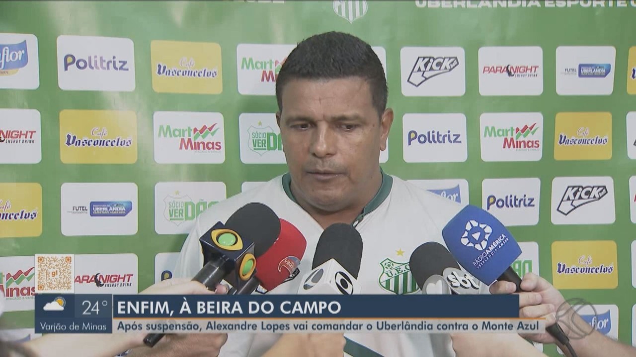 Uberlândia demite técnico Alexandre Lopes após derrota na Série D | Ge