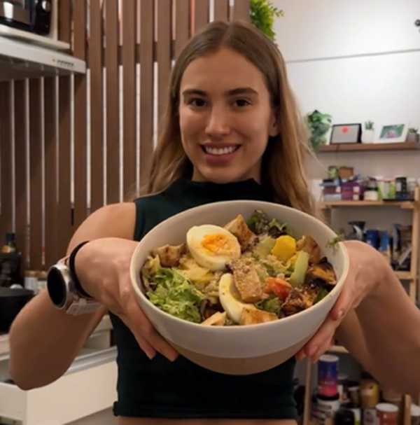 Balde de salada: Manu Cit ensina receita saudável | receitas | ge