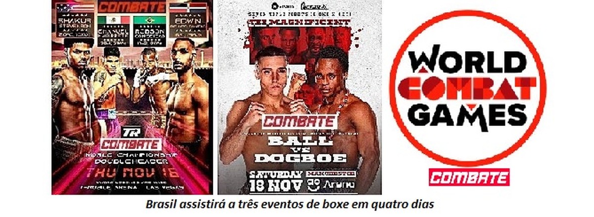 COMBATE exibirá três espetáculos de Boxe em quatro dias | blog do ...
