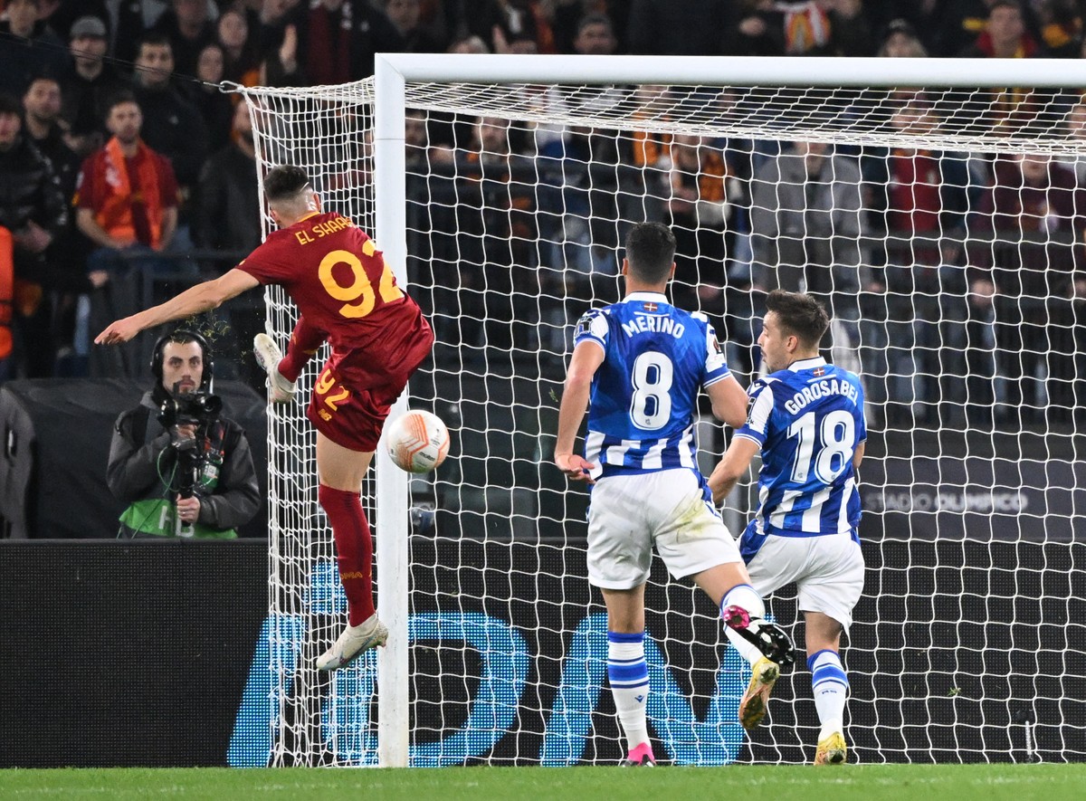 Roma bate a Real Sociedad por 2 a 0 pelas oitavas da Liga Europa | liga ...