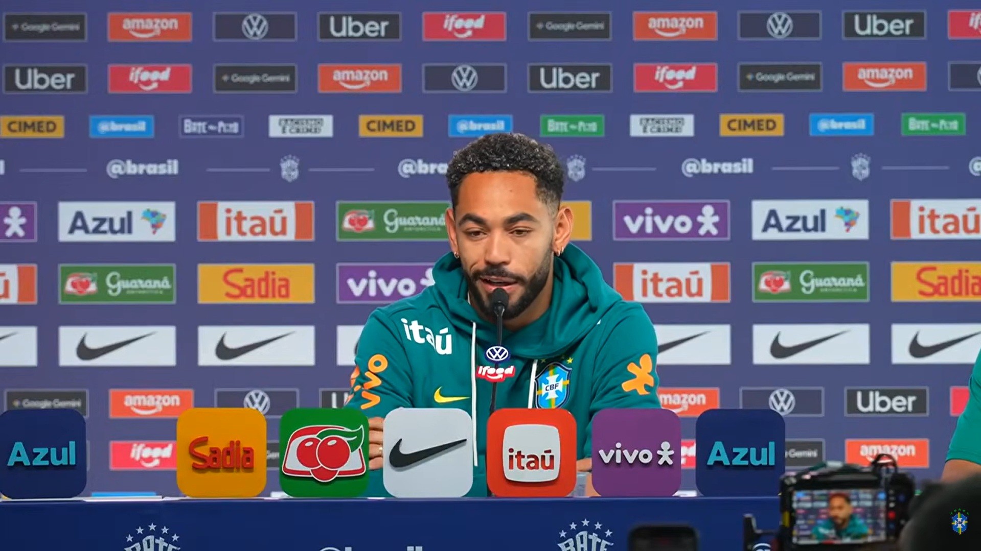 Matheus Cunha diz que número de camisa na Seleção é irrelevante | Ge