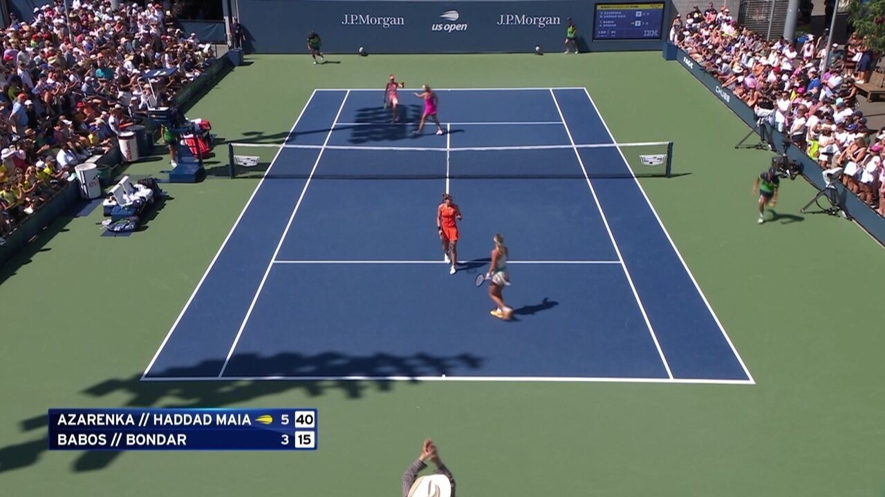 US Open: Bia Haddad estreia com vitória na chave de duplas