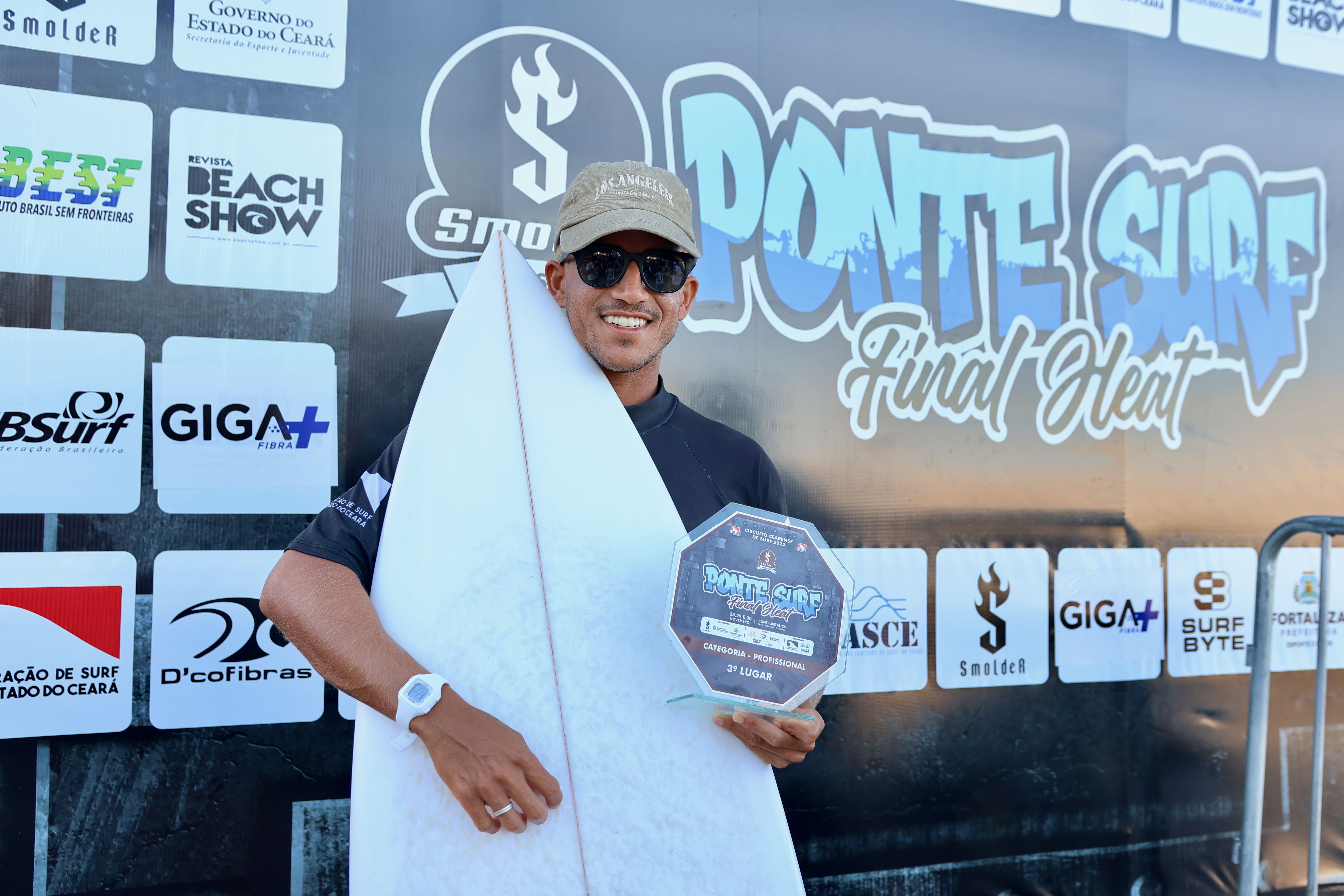 Diego Mendes é bicampeão do Circuito Cearense de Surf 2025 | Ge