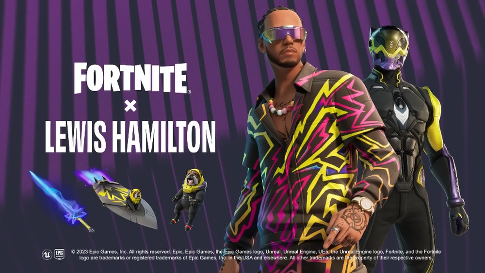 Fortnite cria skin especial para piloto de Fórmula 1, Lewis Hamilton ...